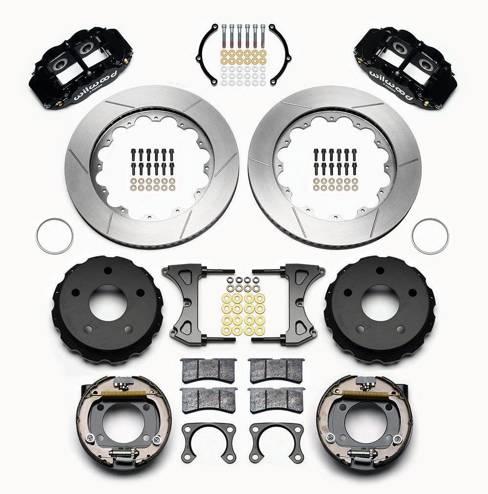 Forged Narrow Superlite 4R Big Brake Rear Parking Brake Kit 140-13731 ...