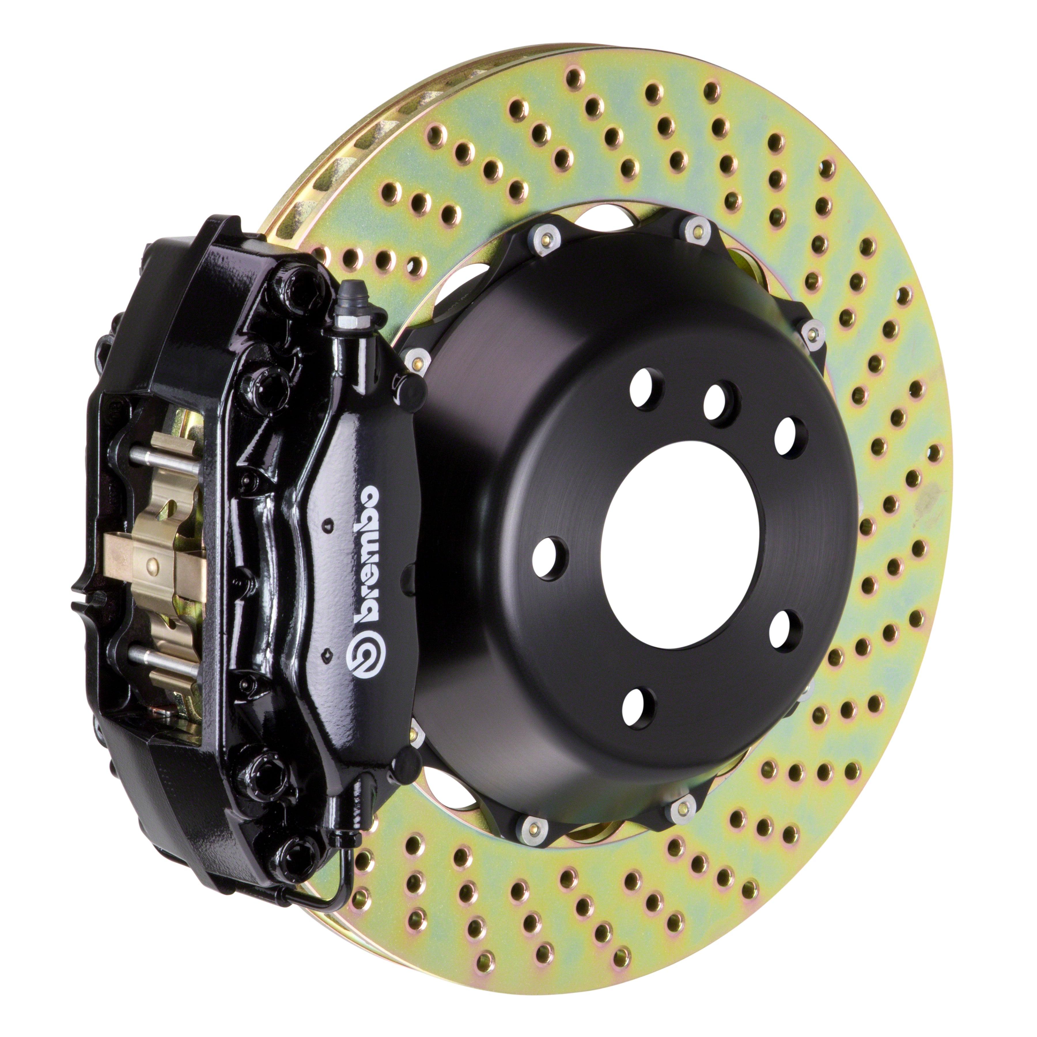 Brembo Rear, 345x28 2-Piece Discs, Black Calipers - 2CX-8013A – Gorsuch ...